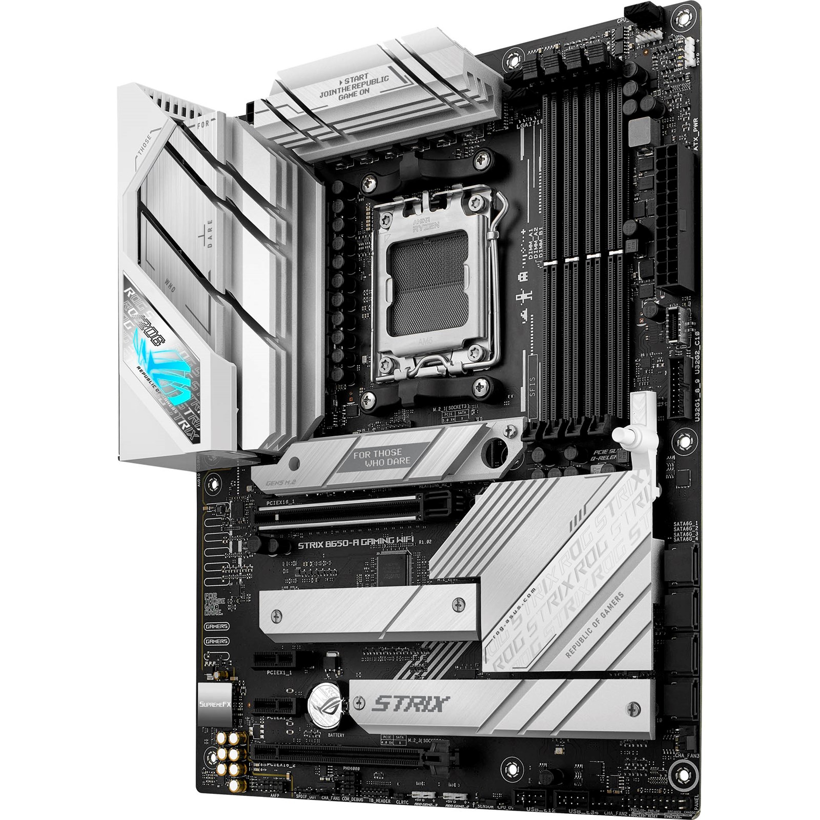 ASUS ROG Strix B650-A Gaming WiFi AMD Socket AM5 Motherboard - 90MB1BP0 ...