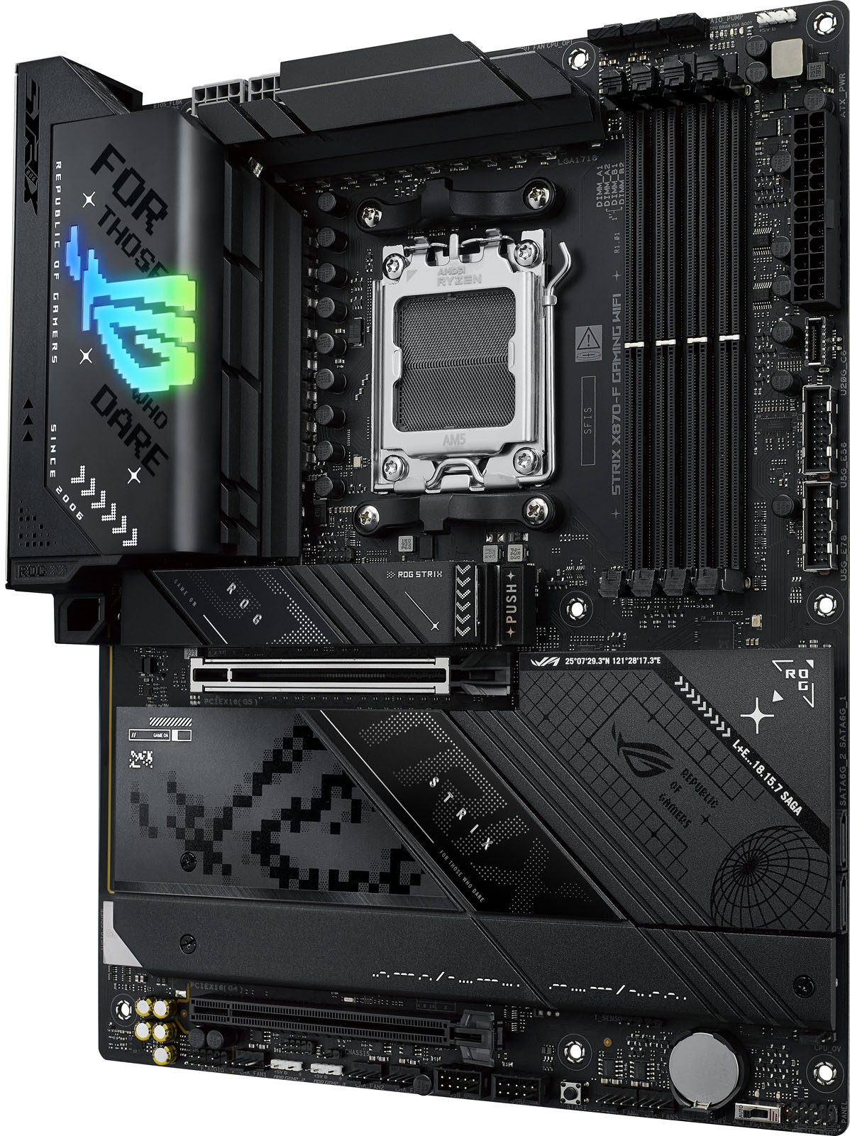 ASUS ROG Strix X870-F Gaming WiFi AMD Socket AM5 Motherboard - 90MB1IV0 ...