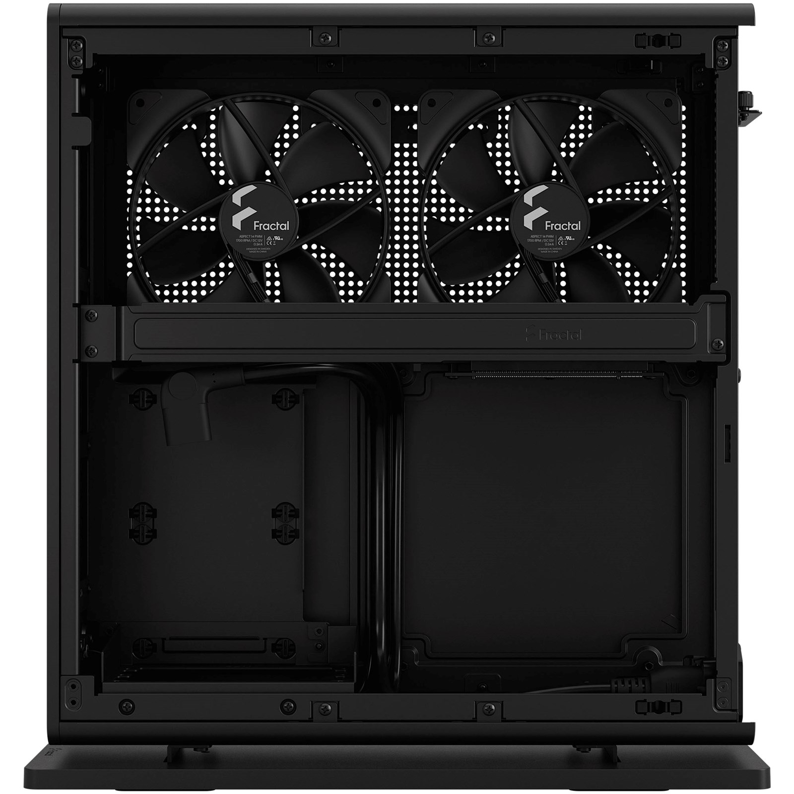 Fractal Ridge Desktop Case - Black - FD-C-RID1N-11 | CCL