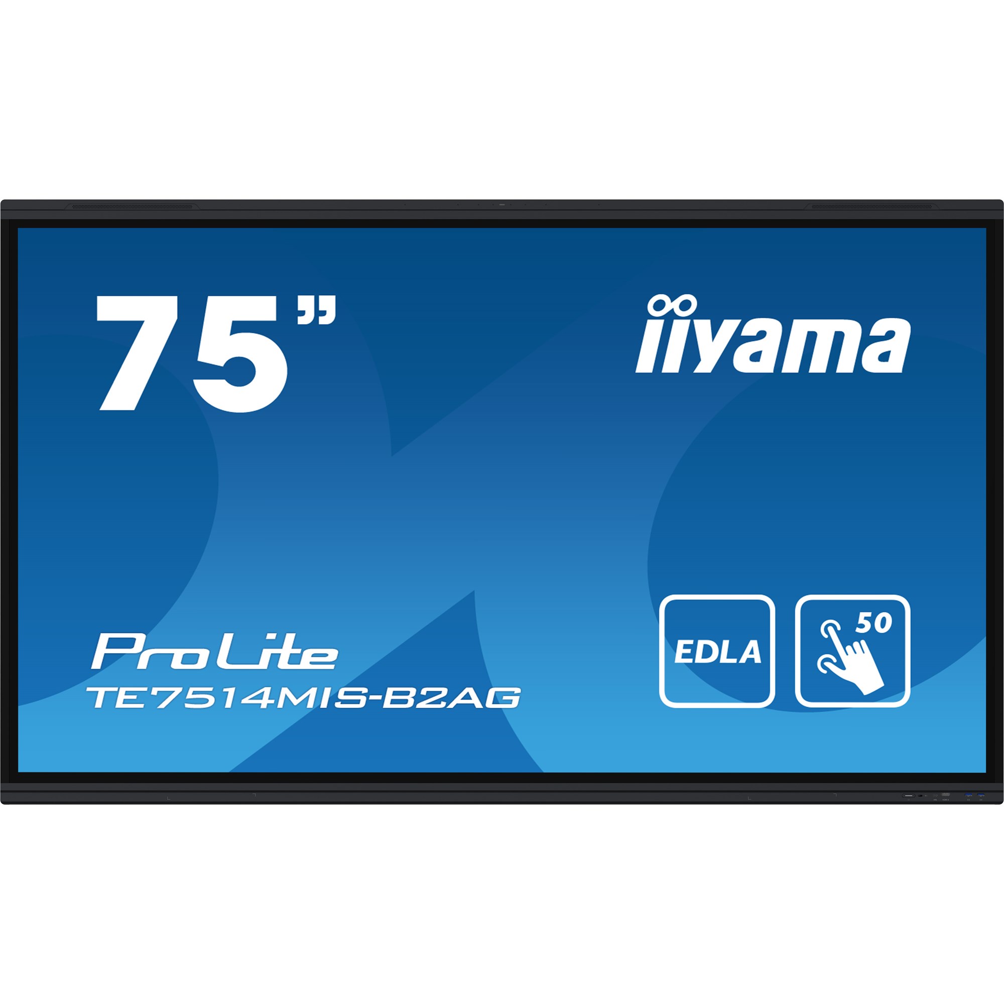 iiyama ProLite TE7514MIS-B2AG 75 inch 4K Interactive Touchscreen ...