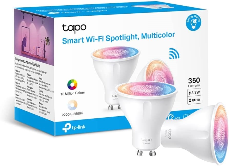 TP-Link Tapo L630 Smart Wi-Fi Spotlights, Multicolour, 2-Pack - TAPO ...