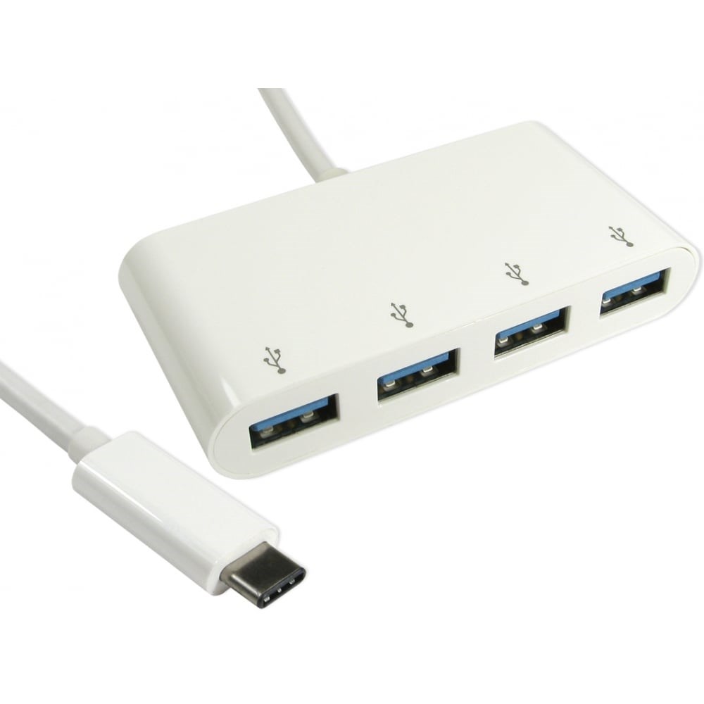 Cables Direct USB 3.0 Hub - Type-C PC Connection, 4 X USB 3.0 Ports ...