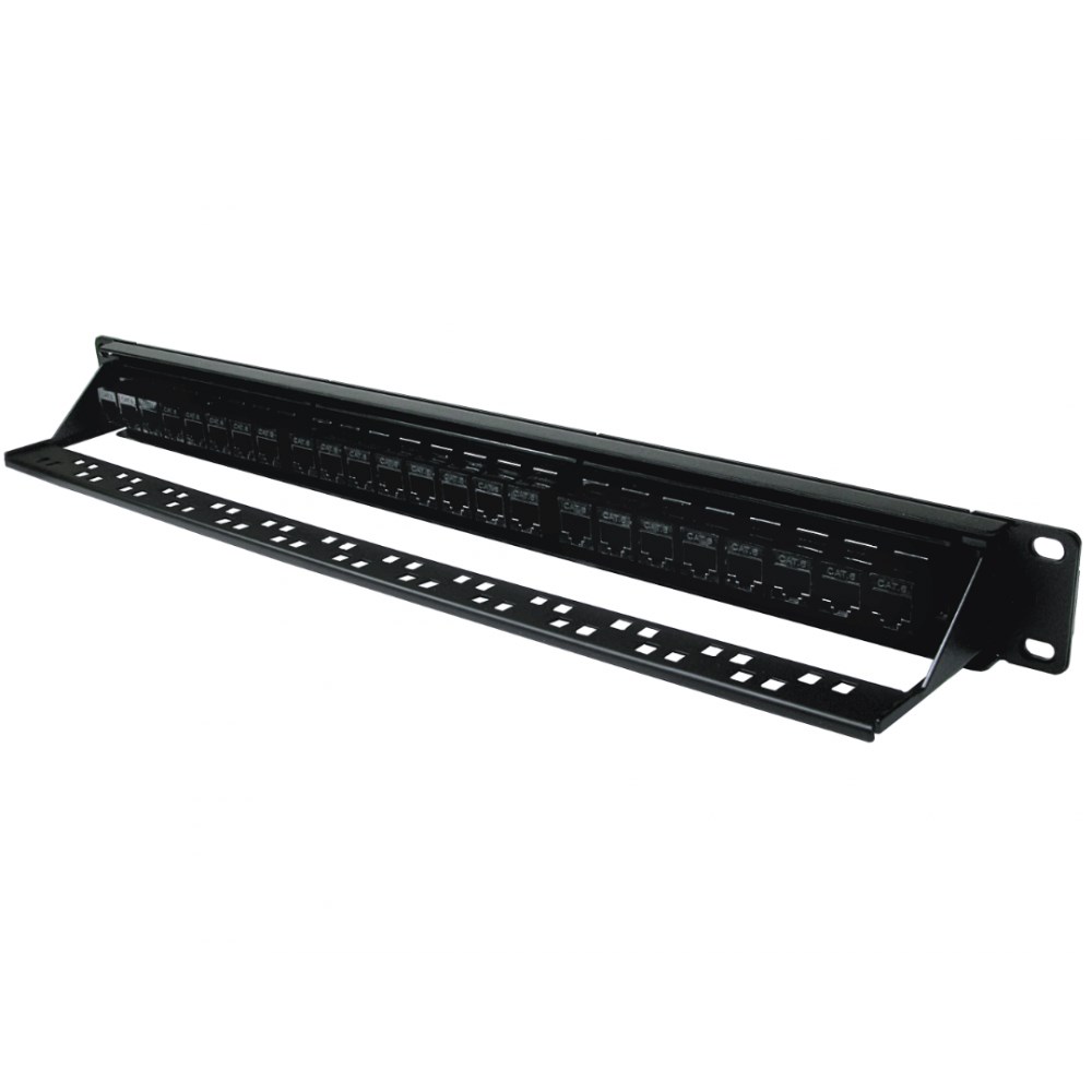 Cables Direct 24-Port UTP CAT6 Patch Panel - In-line Coupler - UT ...