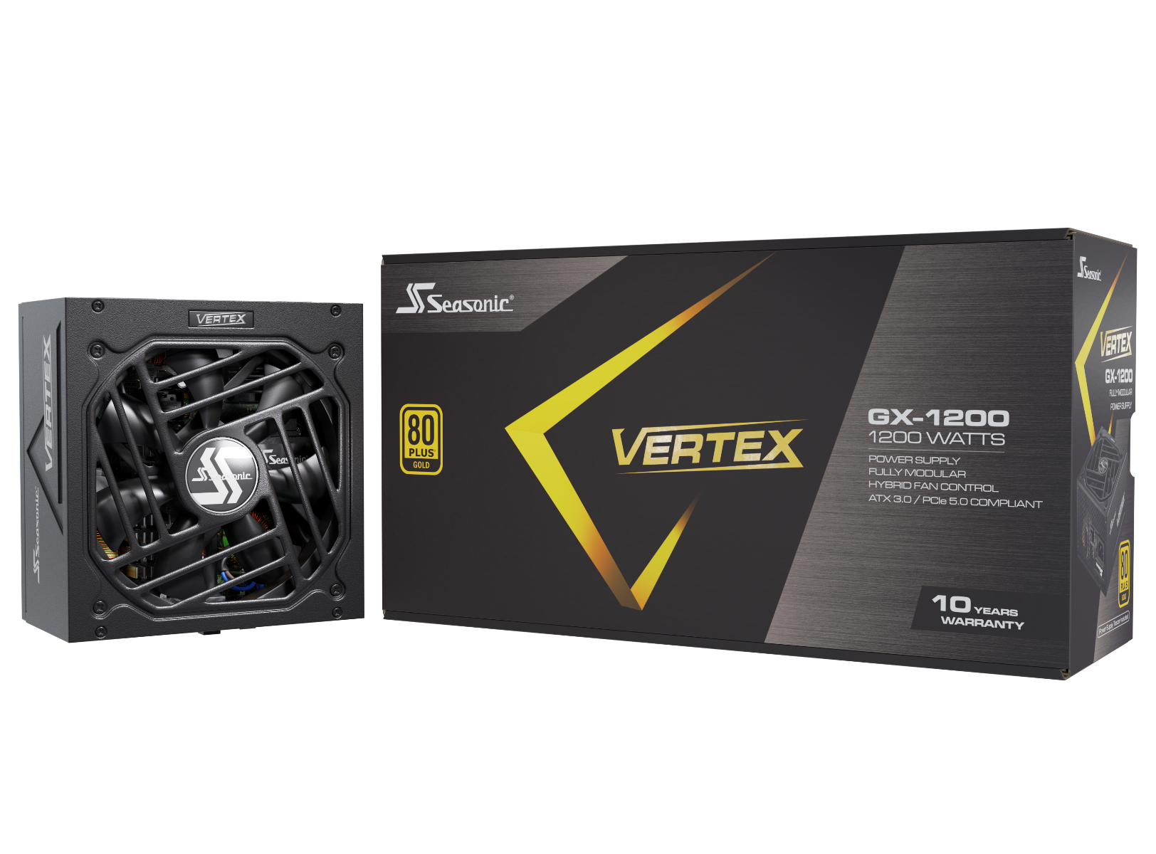 1200W Seasonic VERTEX GX Modular 80 Plus Gold PSU - VERTEX GX-1200 | CCL