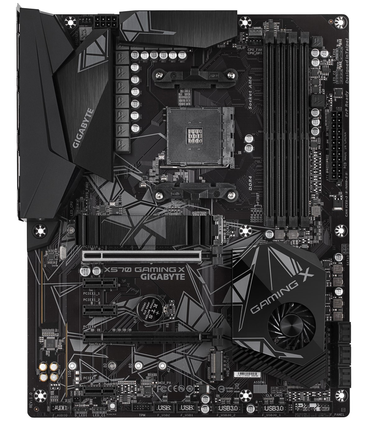 Gigabyte X570 GAMING X AMD Socket AM4 X570 Chipset ATX Motherboard ...