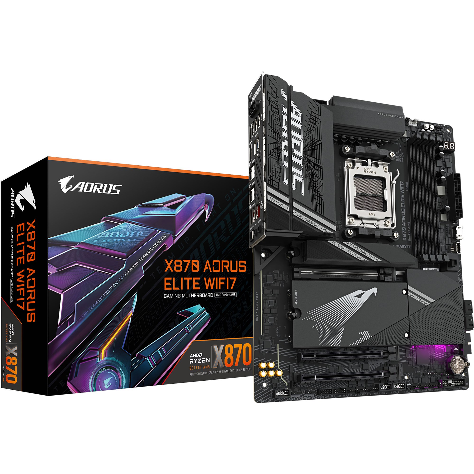 Gigabyte X870 AORUS ELITE WIFI7 AMD Socket AM5 Motherboard - X870 A ...
