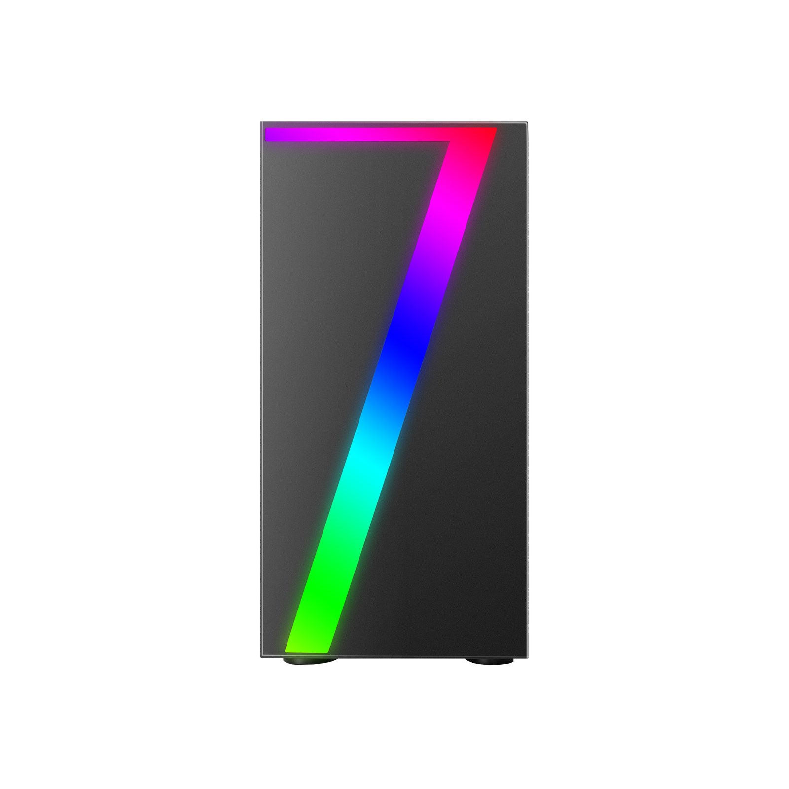 CiT Seven Mini Tower Gaming Case - Black - CiT-SEVEN | CCL