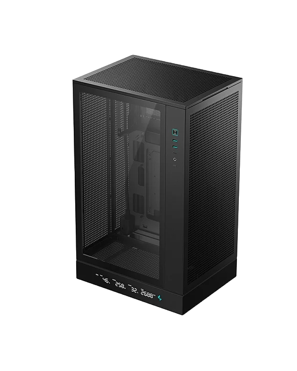 DeepCool CH270 DIGITAL Mini Tower Case - Black - R-CH270-BKNDM0-G-1 | CCL