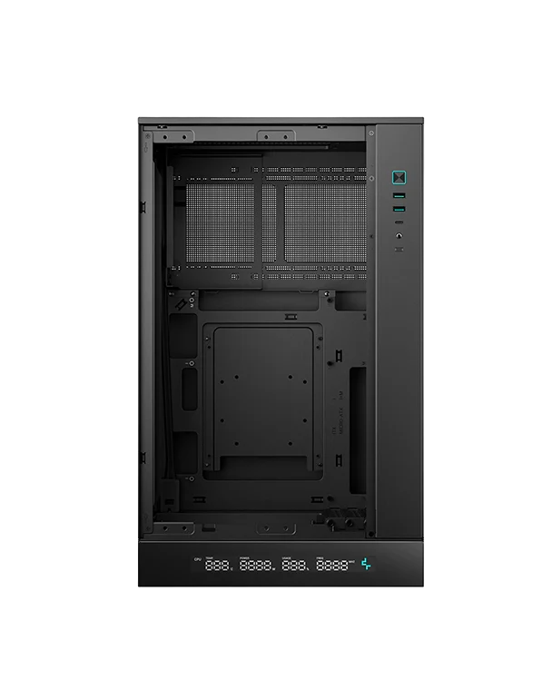 DeepCool CH270 DIGITAL Mini Tower Case - Black - R-CH270-BKNDM0-G-1 | CCL