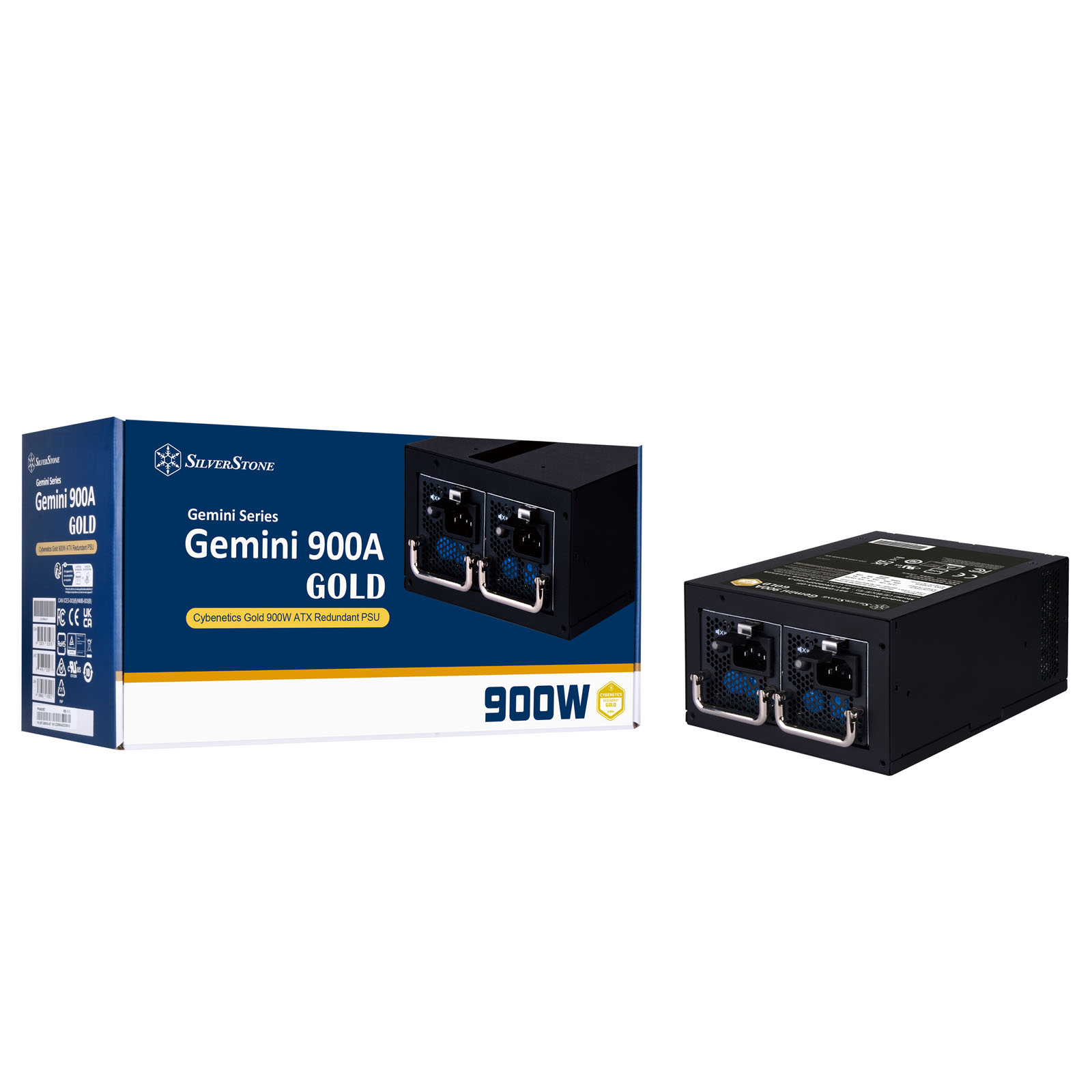 900W Silverstone Gemini 900A Gold PSU - SST-GM900A-GF | CCL