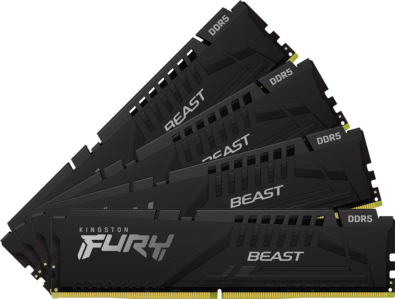 Kingston FURY Beast 128GB (4x 32GB) 5200MT/s DDR5 RAM - KF552C40BBK4 ...