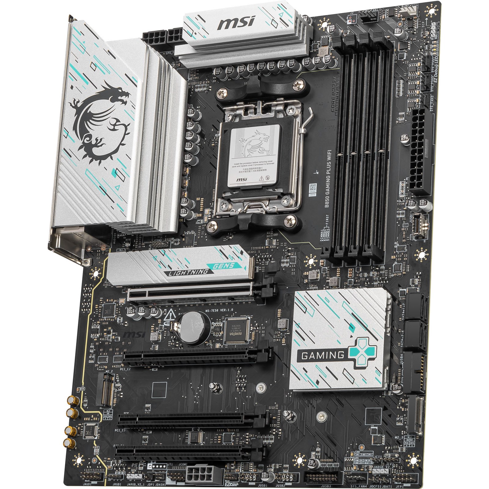 MSI B850 GAMING PLUS WIFI AMD Socket AM5 Motherboard - B850 GAMING PLUS ...