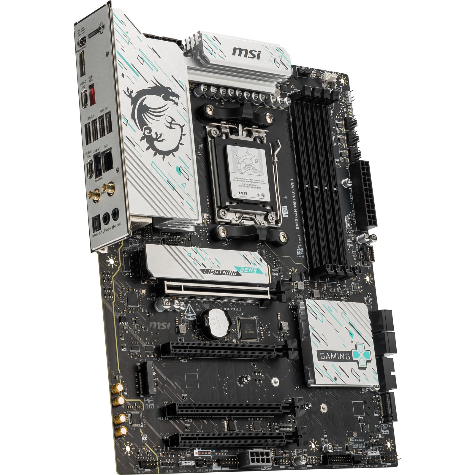 MSI B850 GAMING PLUS WIFI AMD Socket AM5 Motherboard - B850 GAMING PLUS ...
