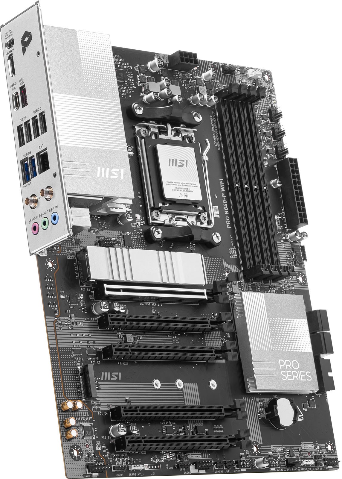 MSI PRO B840-P WIFI AMD Socket AM5 Motherboard - PRO B840-P WIFI | CCL