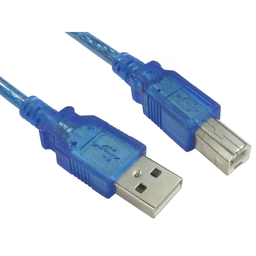 Cables Direct USB 2.0 Type A Male to Type B Male Cable (3m) - USB2-103 ...