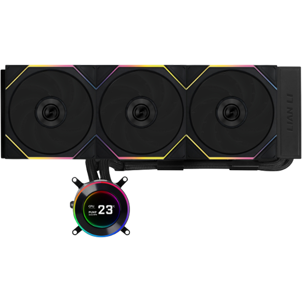 Lian Li HydroShift II LCD-C 360R All In One CPU Cooler 360mm - Black ...