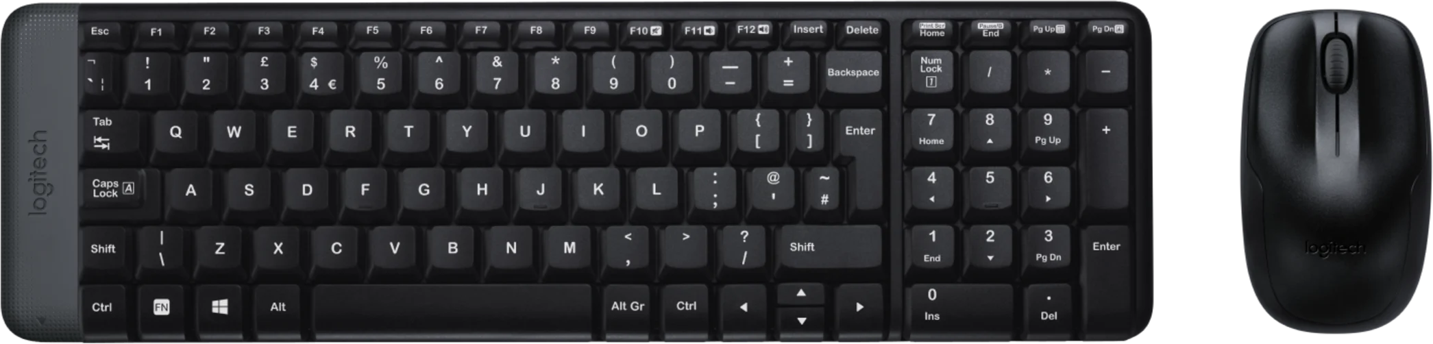 Logitech MK220 Wireless Combo Compact Keyboard and Mouse Set - 920 ...