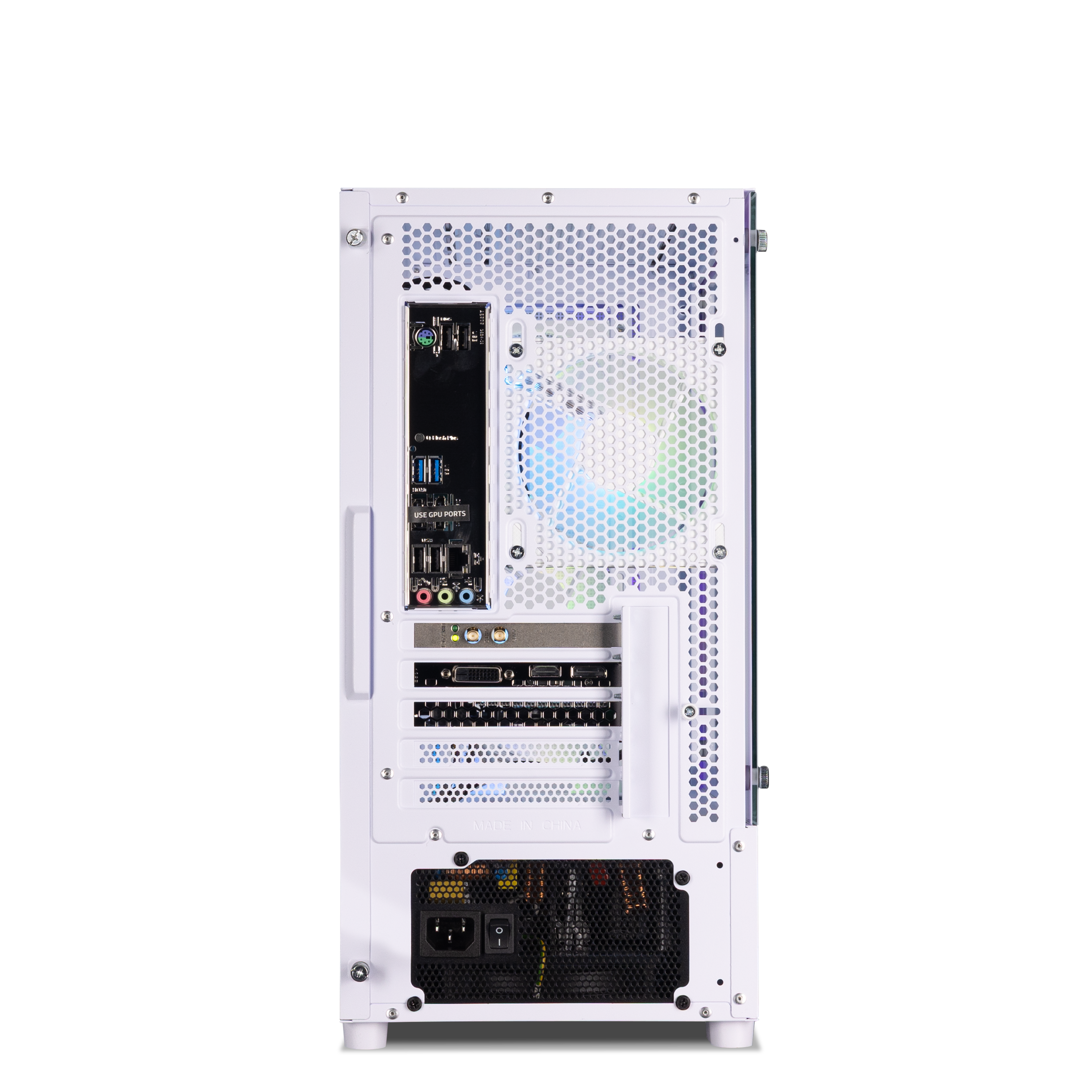 Horizon Ryzen 5 RTX 5060 Pre-built Gaming PC in White with FORGE GK310 ...