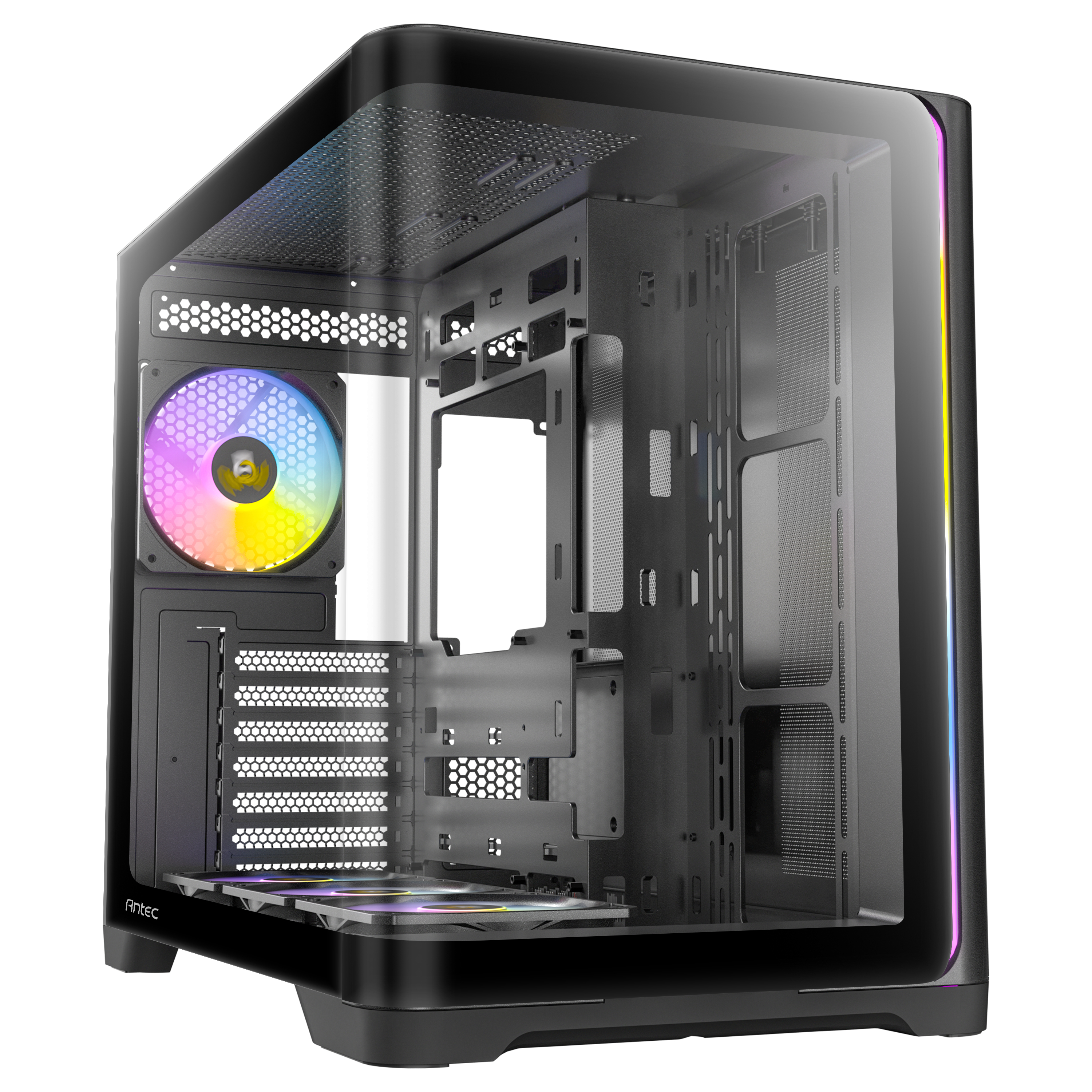 Antec C5 Curve ARGB Mid Tower Gaming Case - Black - 0-761345-10225-4 | CCL