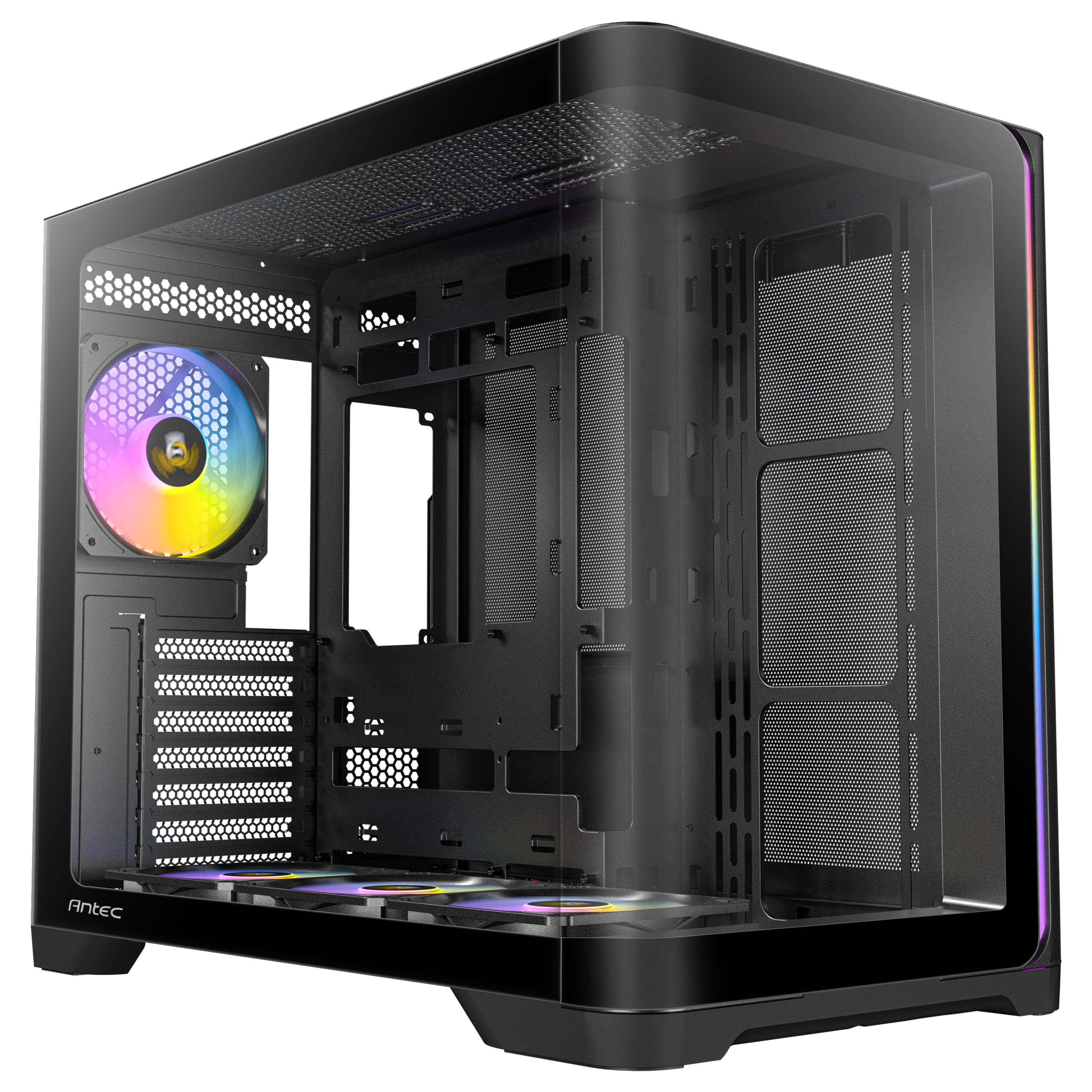 Antec C5 Curve ARGB Mid Tower Gaming Case - Black - 0-761345-10225-4 | CCL