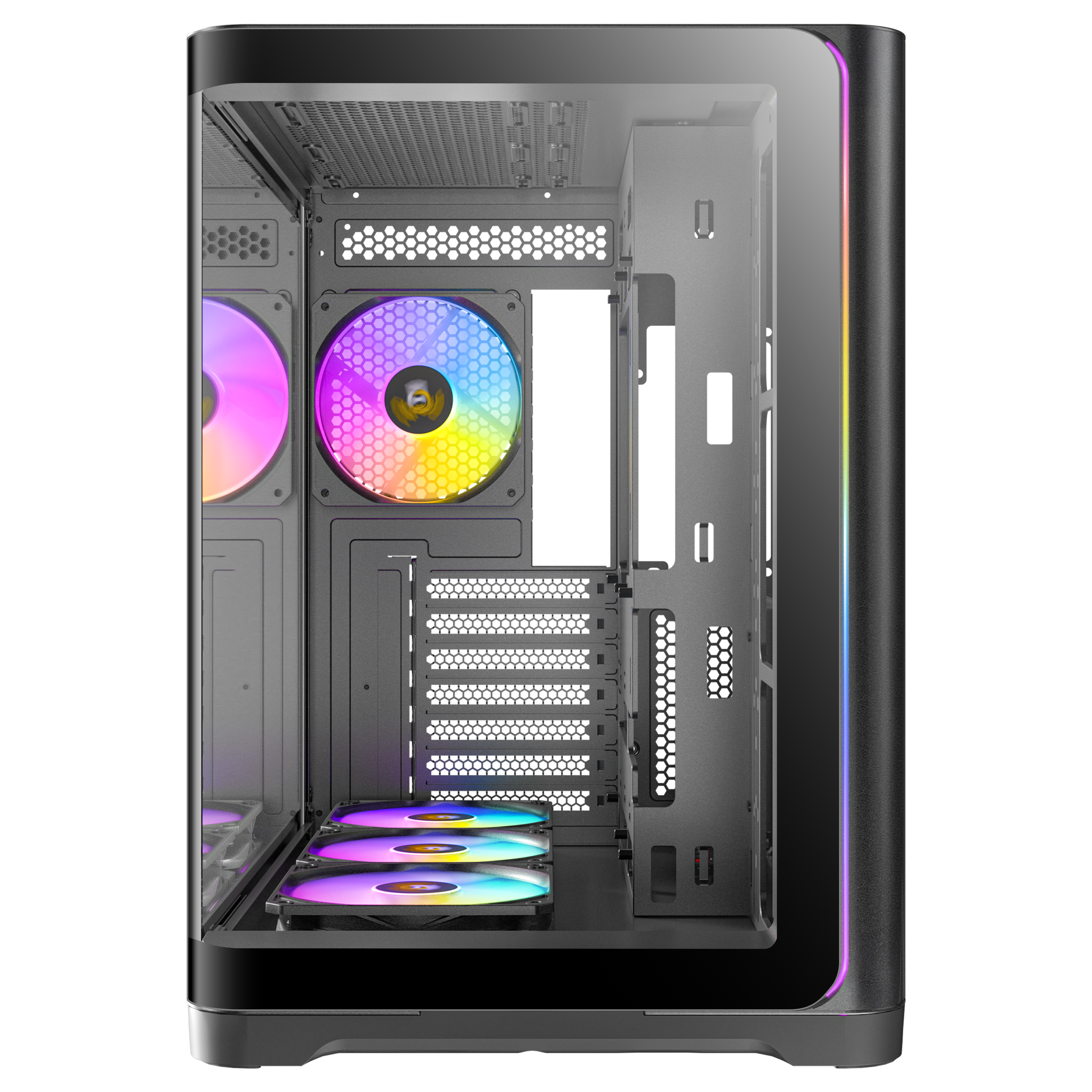 Antec C5 Curve ARGB Mid Tower Gaming Case - Black - 0-761345-10225-4 | CCL