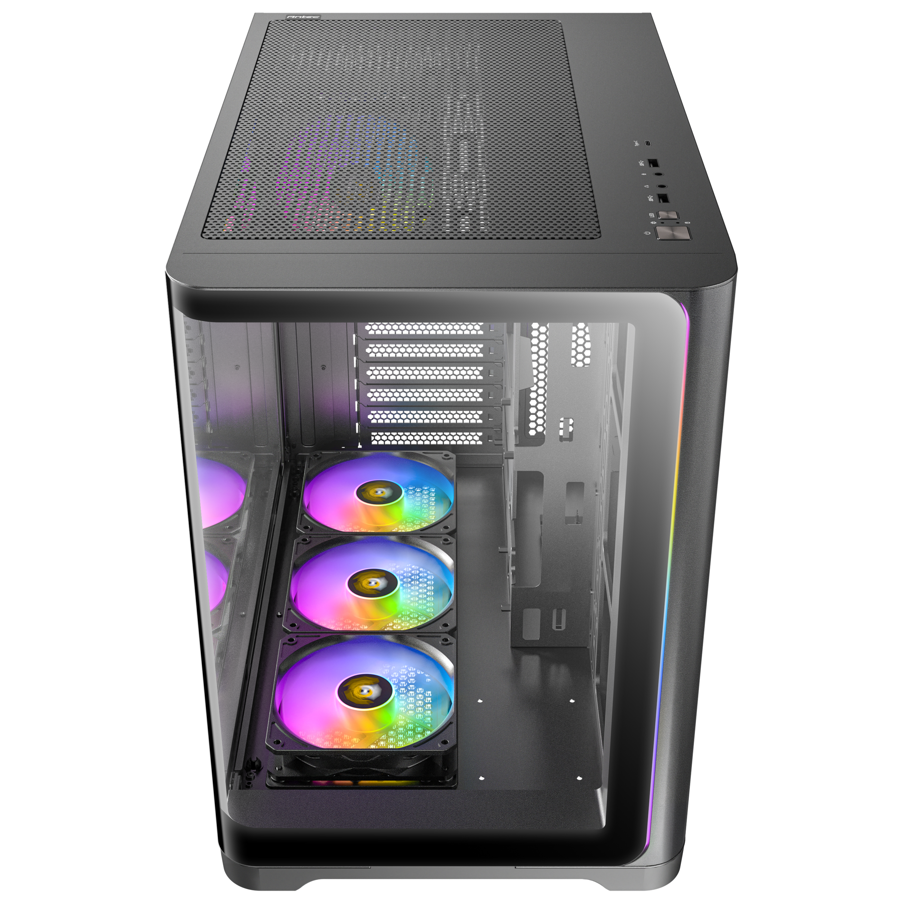 Antec C5 Curve ARGB Mid Tower Gaming Case - Black - 0-761345-10225-4 | CCL