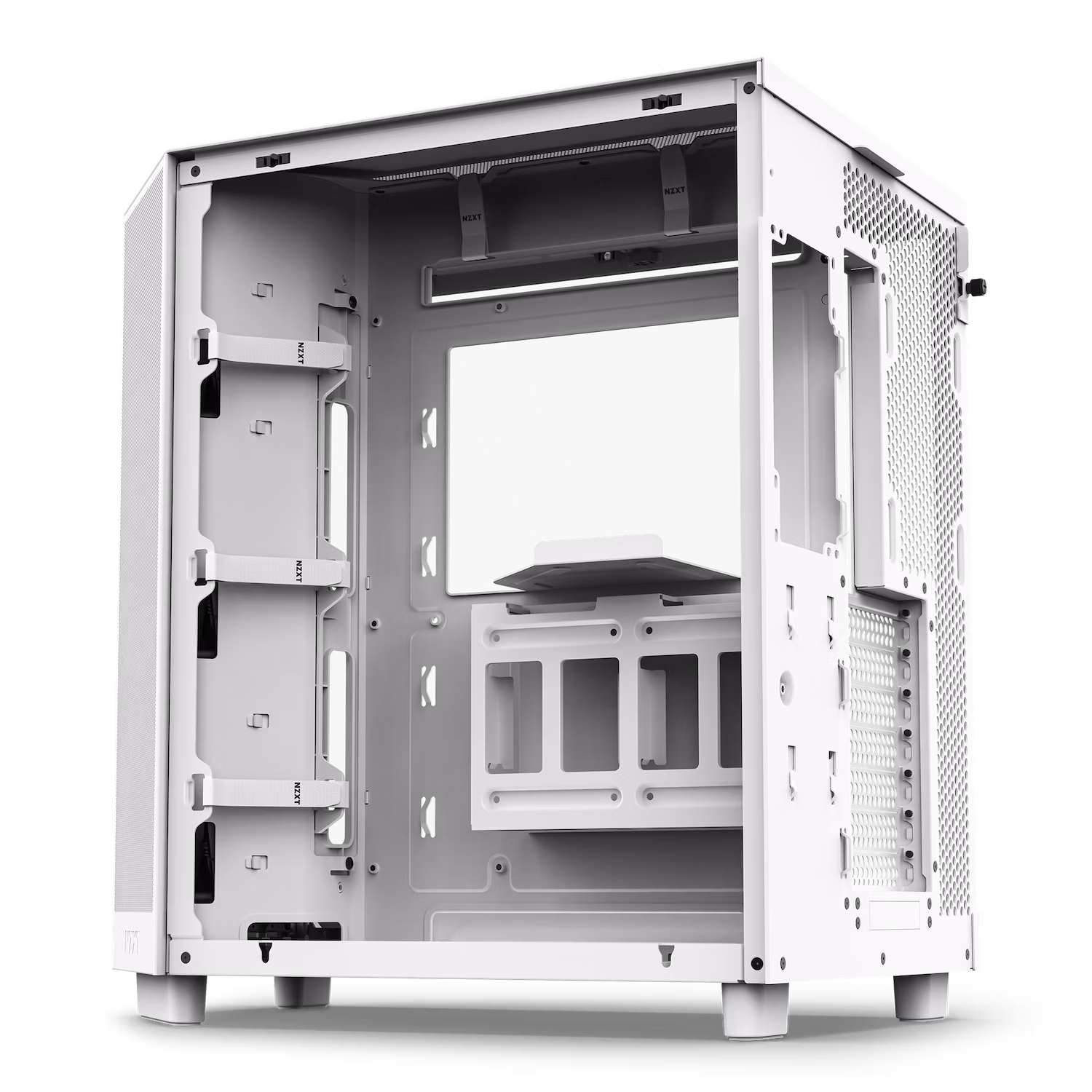 NZXT H6 Flow Mid Tower Case - White - CC-H61FW-01 | CCL