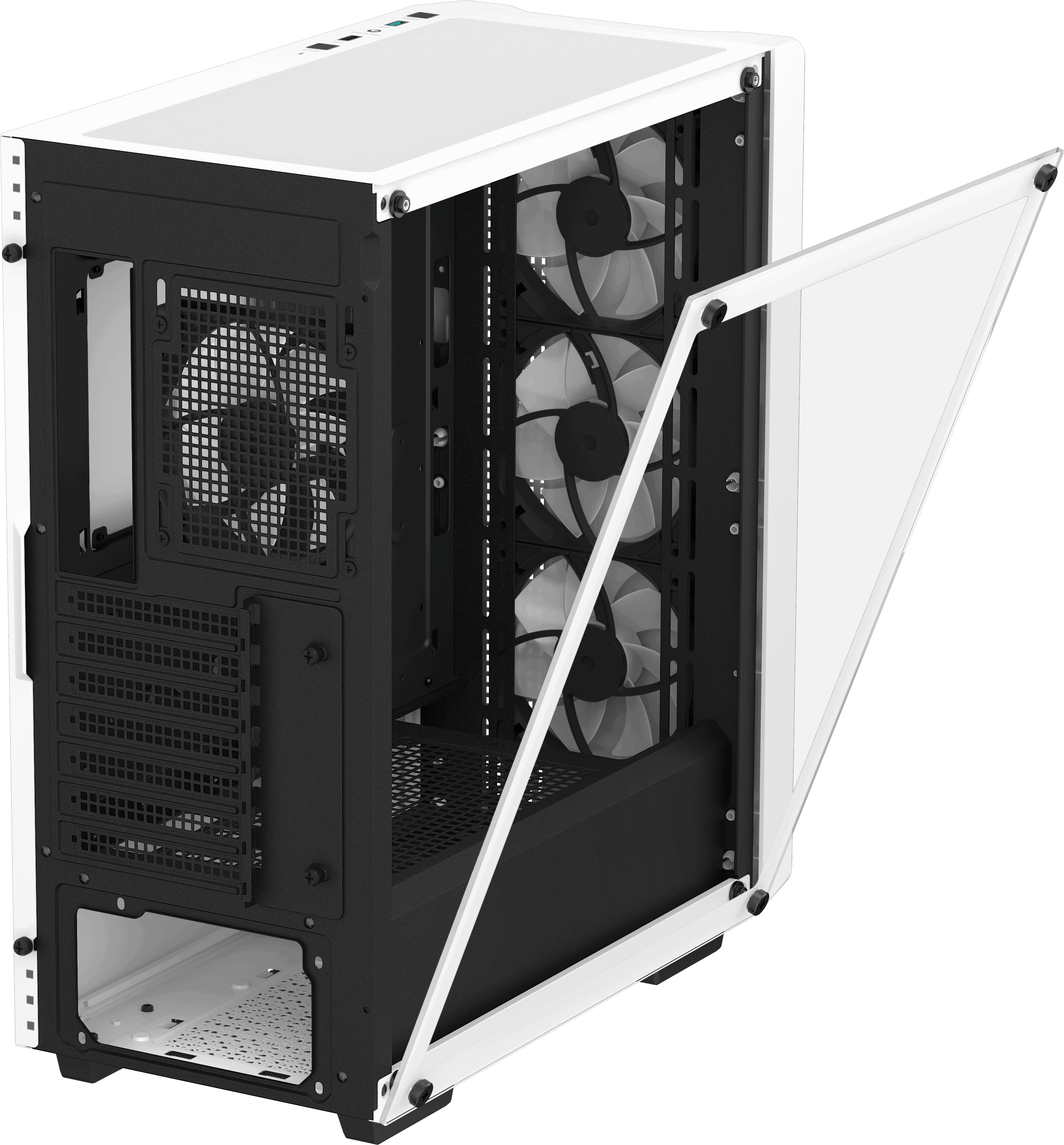 DeepCool CC560 WH V2 Mid Tower Case - White - R-CC560-WHGAA4-G-2 | CCL