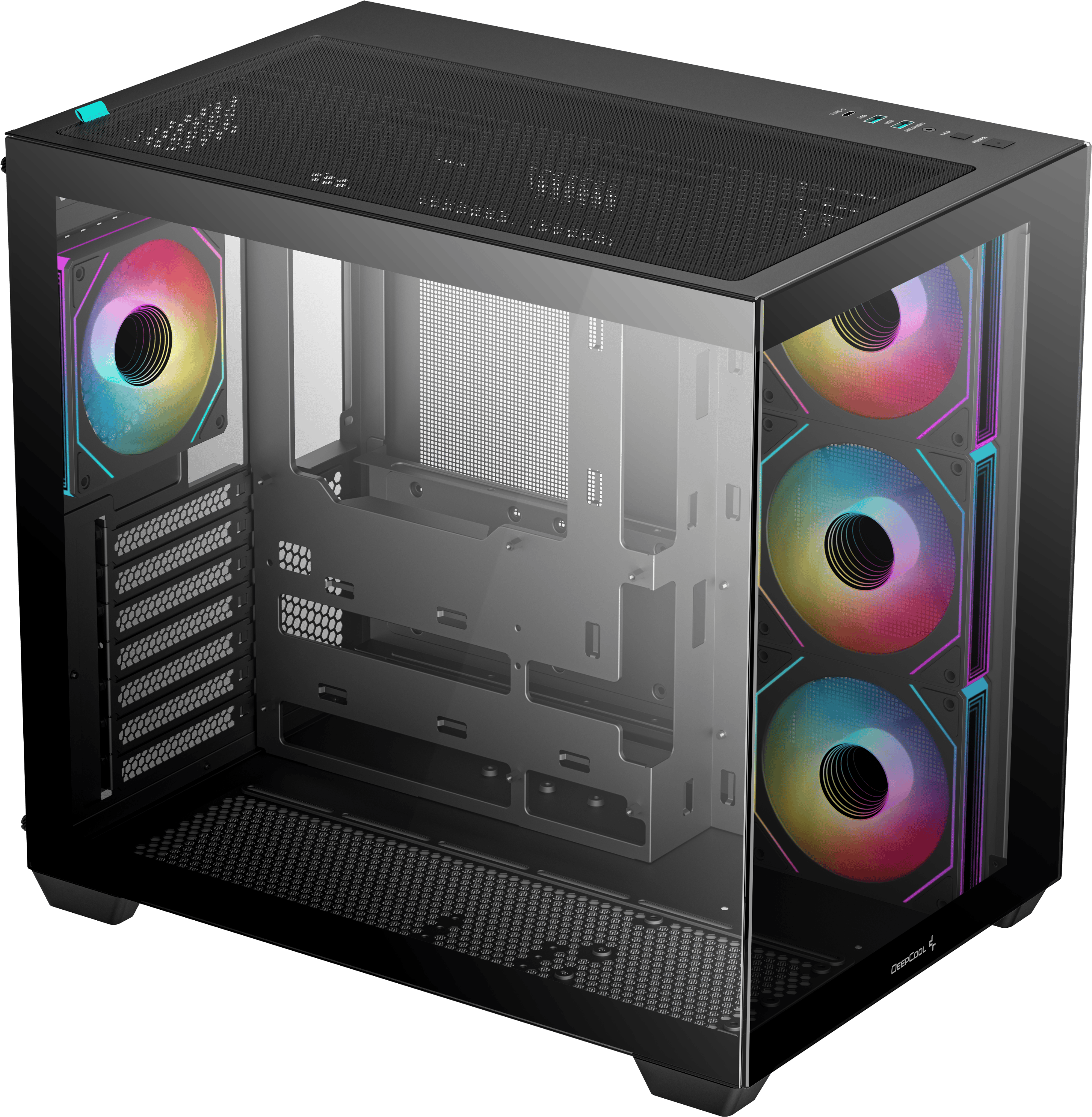 DeepCool CG530 4F Mid Tower Gaming Case - Black - R-CG530-BKADA4-G-1 | CCL