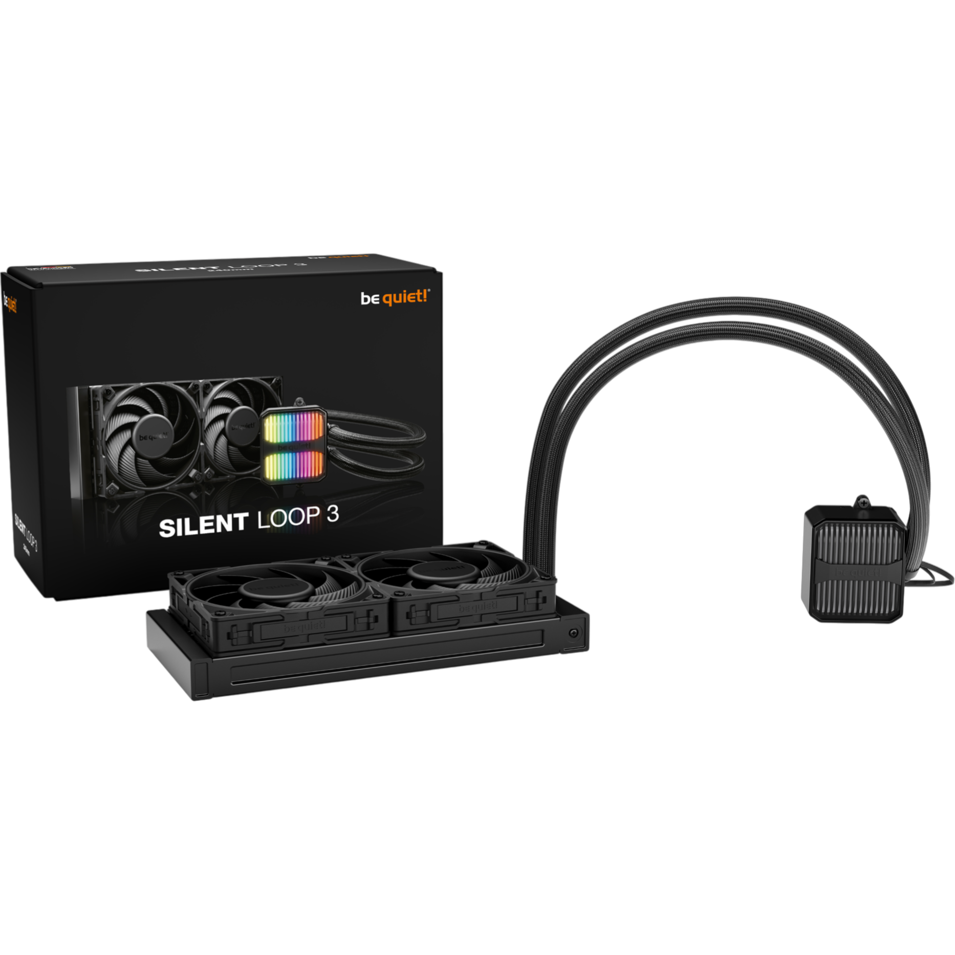 be quiet! Silent Loop 3 240mm AiO Liquid CPU Cooler in Black - BW024 | CCL
