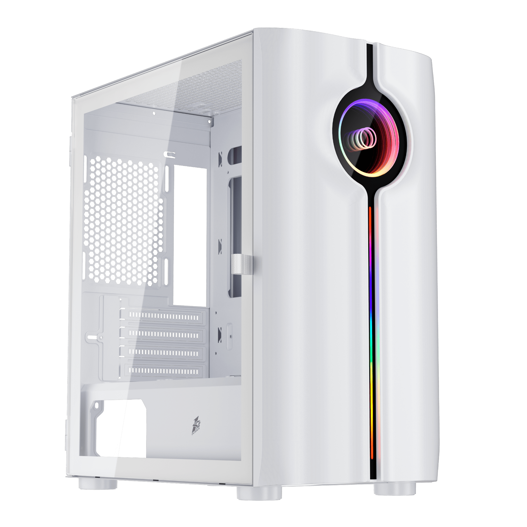 1st Player IS3 Mid Tower Gaming Case - White - IS3-WH | CCL