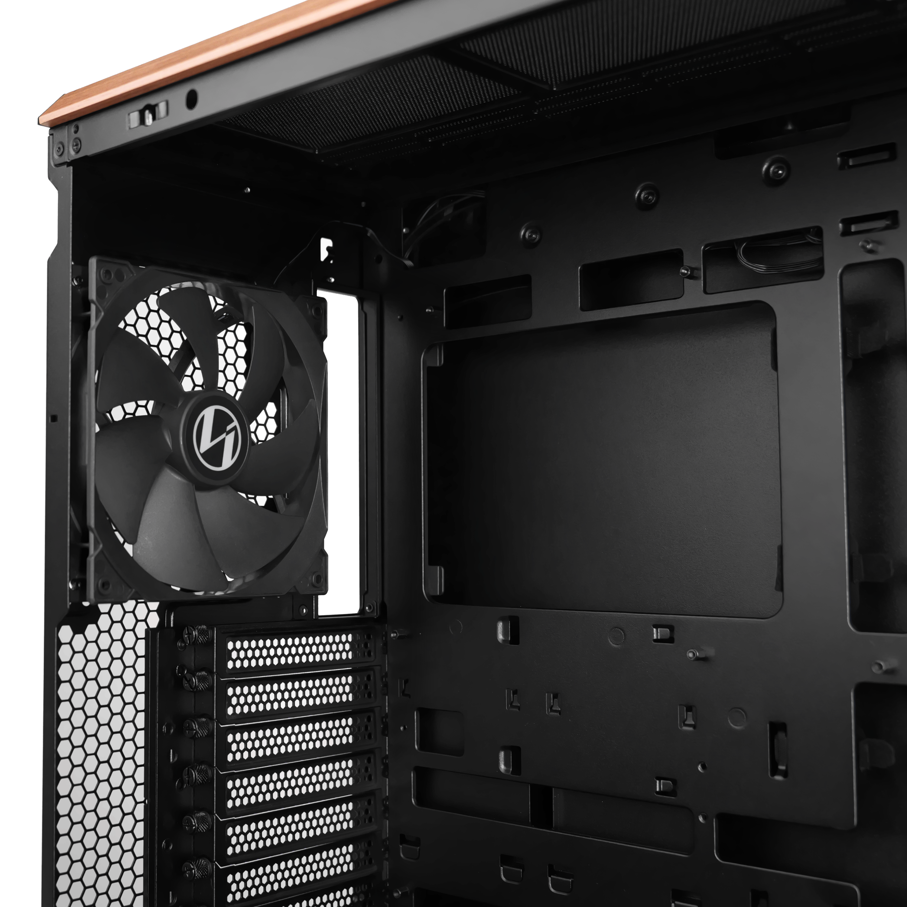 Lian Li LANCOOL 217 Mid Tower Gaming Case - Black - LAN217X | CCL