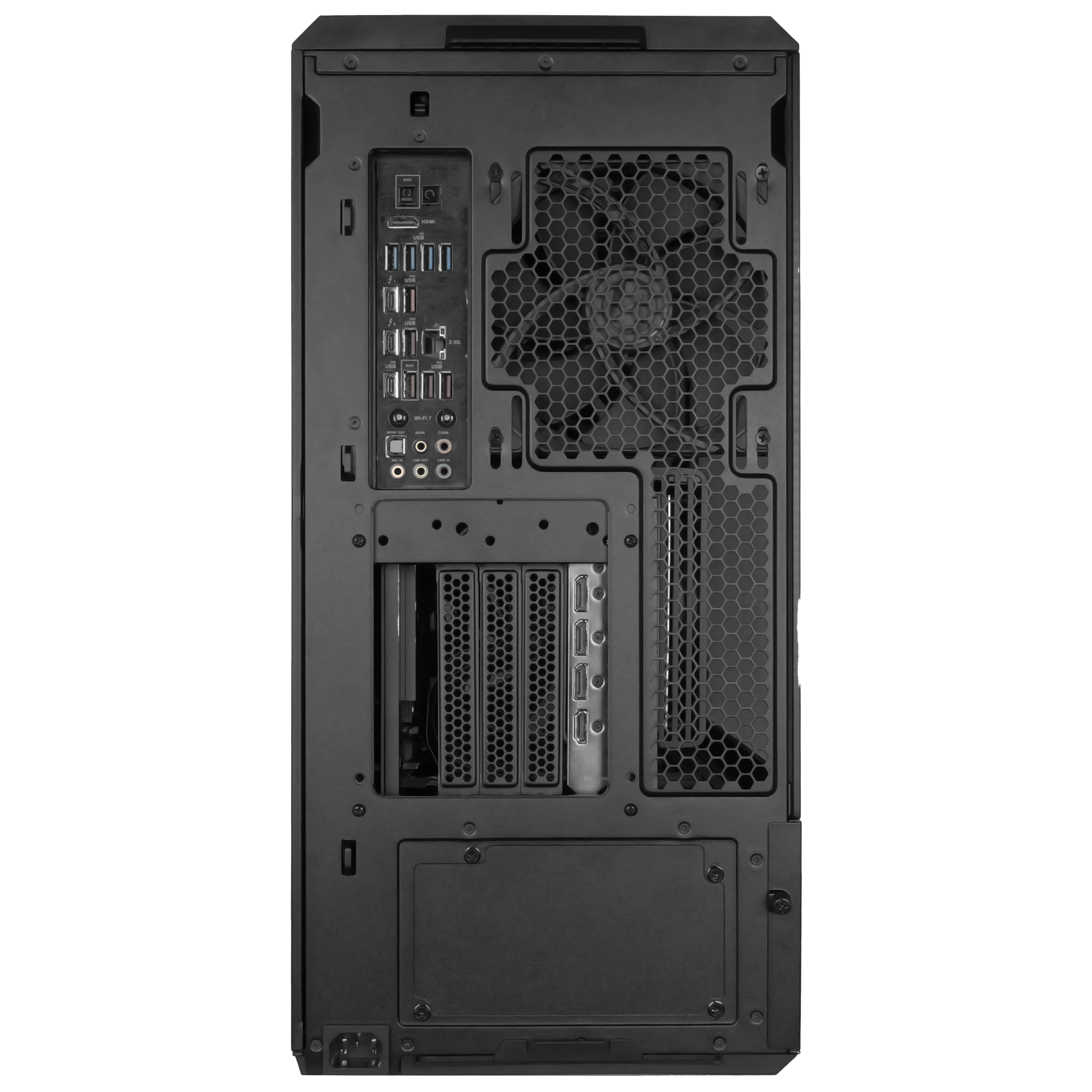 Lian Li LANCOOL 217 Mid Tower Gaming Case - Black - LAN217X | CCL