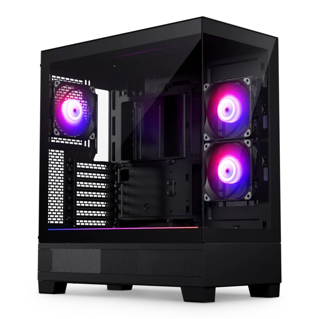 Phanteks XT View Mid Tower Gaming Case - Black - PH-XT523V1_DBK01 | CCL