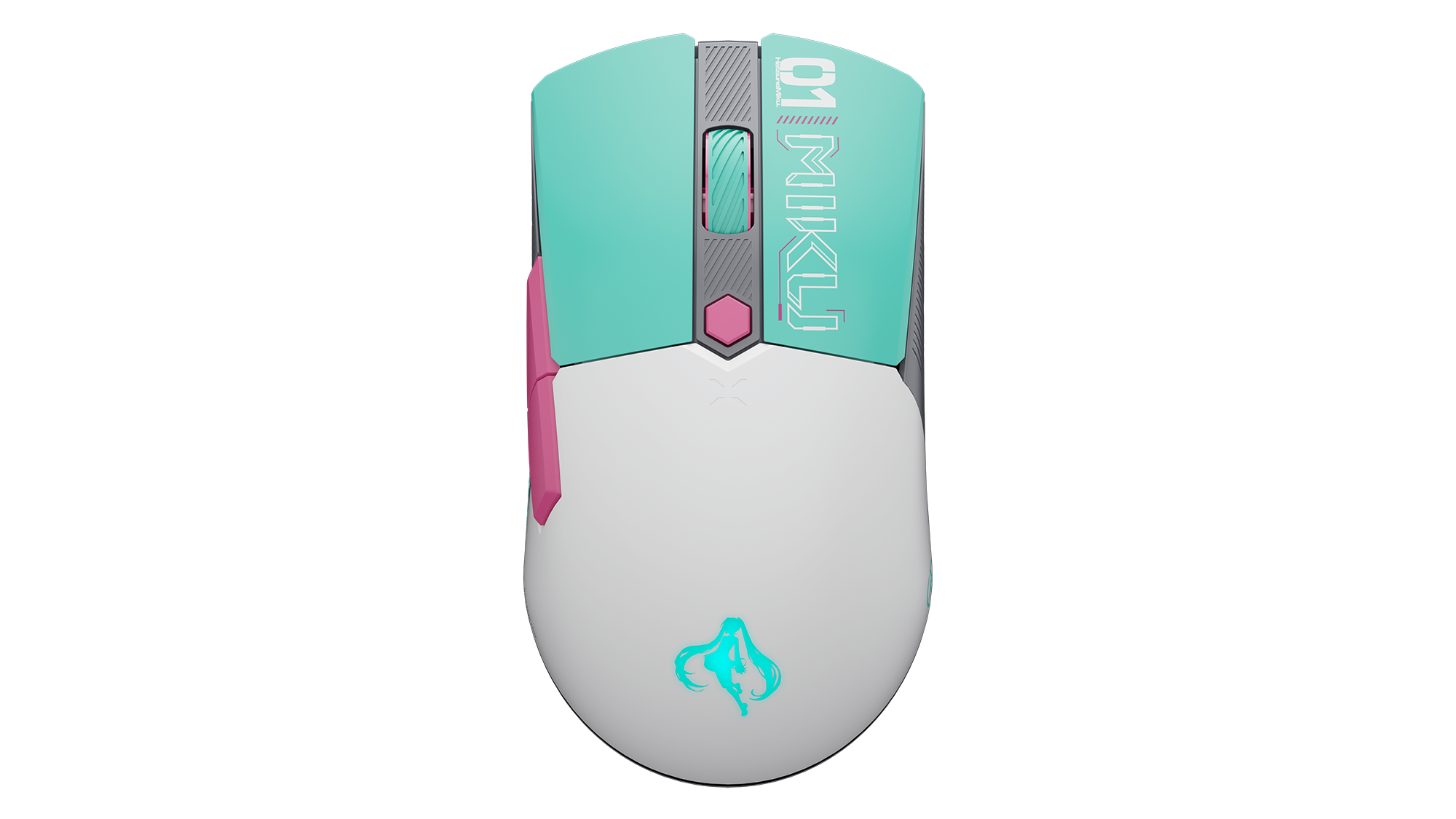 ASUS TUF Gaming Mini Hatsune Miku Edition Wireless Mouse - 90MP0420 ...