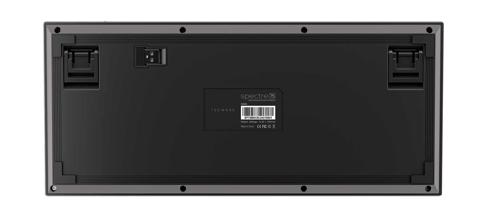 Tecware Spectre 75 RGB Mechanical Keyboard in Black with Wraith Candy ...