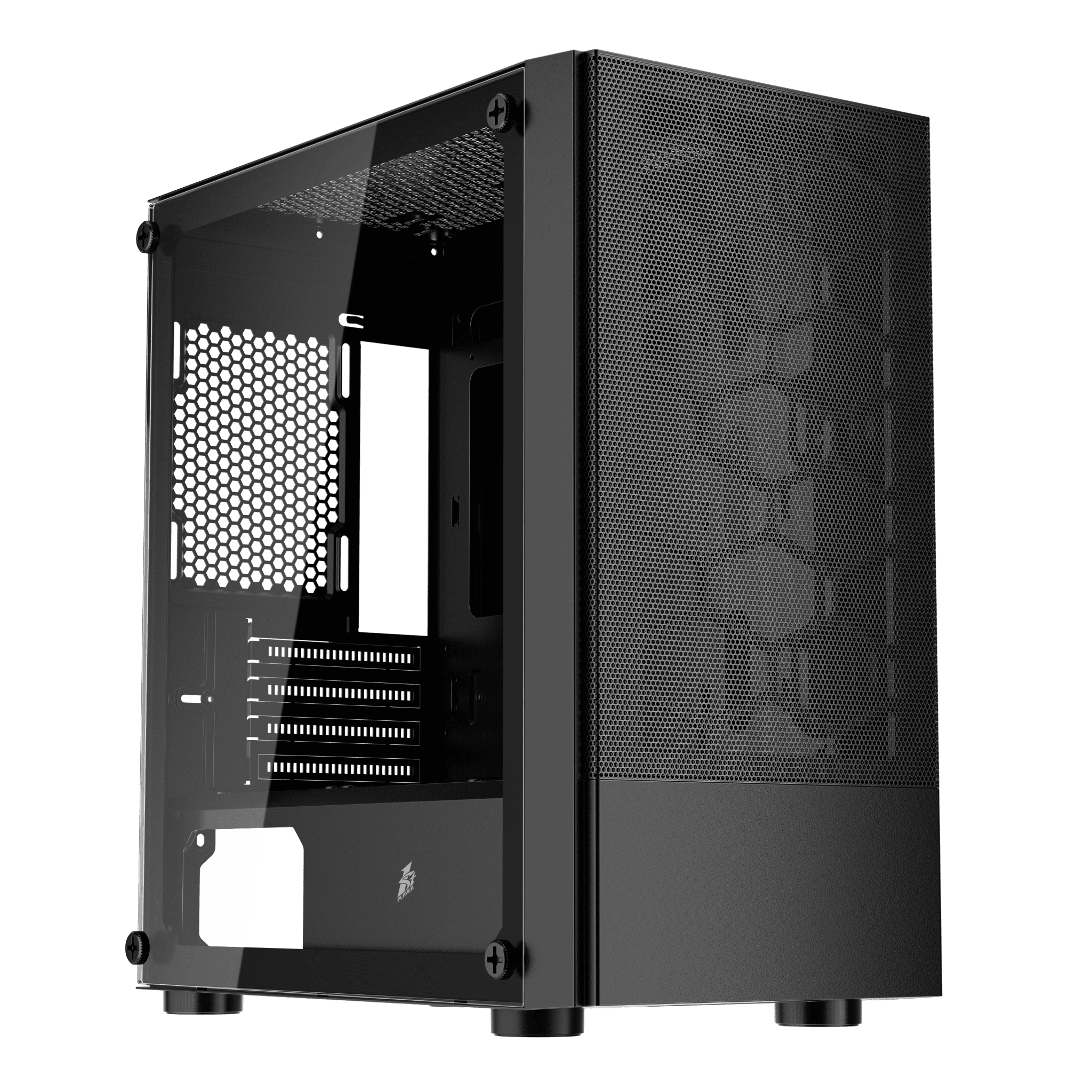 1st Player X4-M Mid Tower Gaming Case - Black - X4-M-BK | CCL