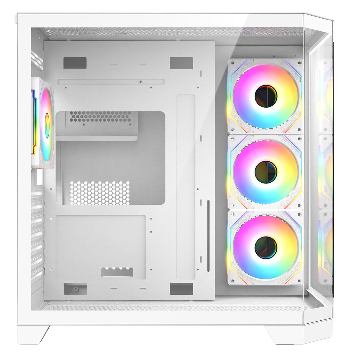 CiT DS360 Mid Tower Gaming Case - White - CIT-DS360WHT-STM | CCL